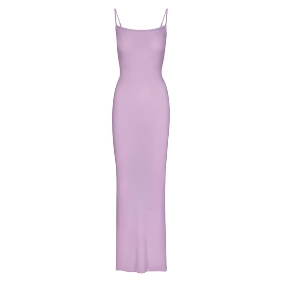 Dresses | Skims Purple Lounge Dress Xs | Poshmark